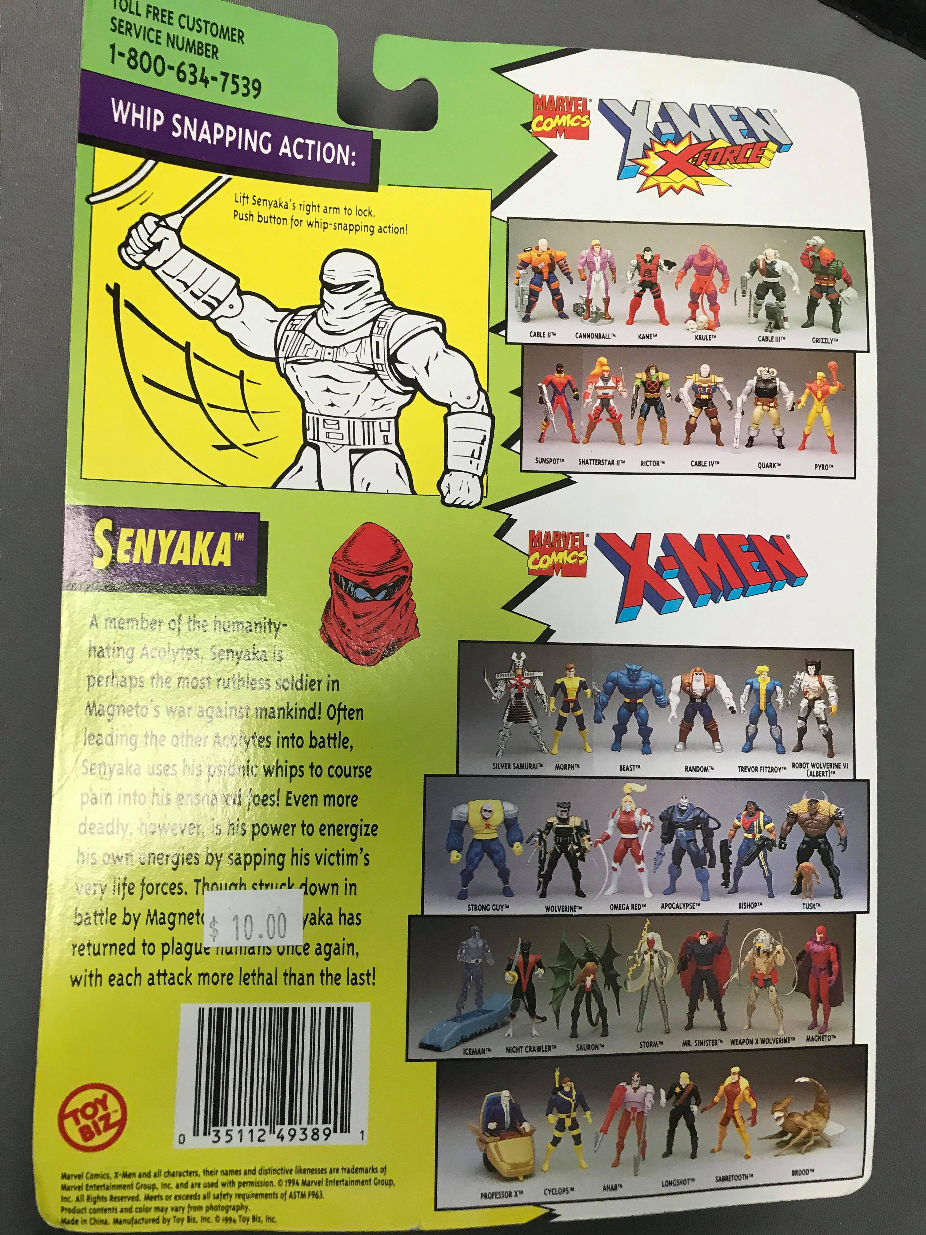 Marvel Toybiz Senyaka – Crowemag Toys