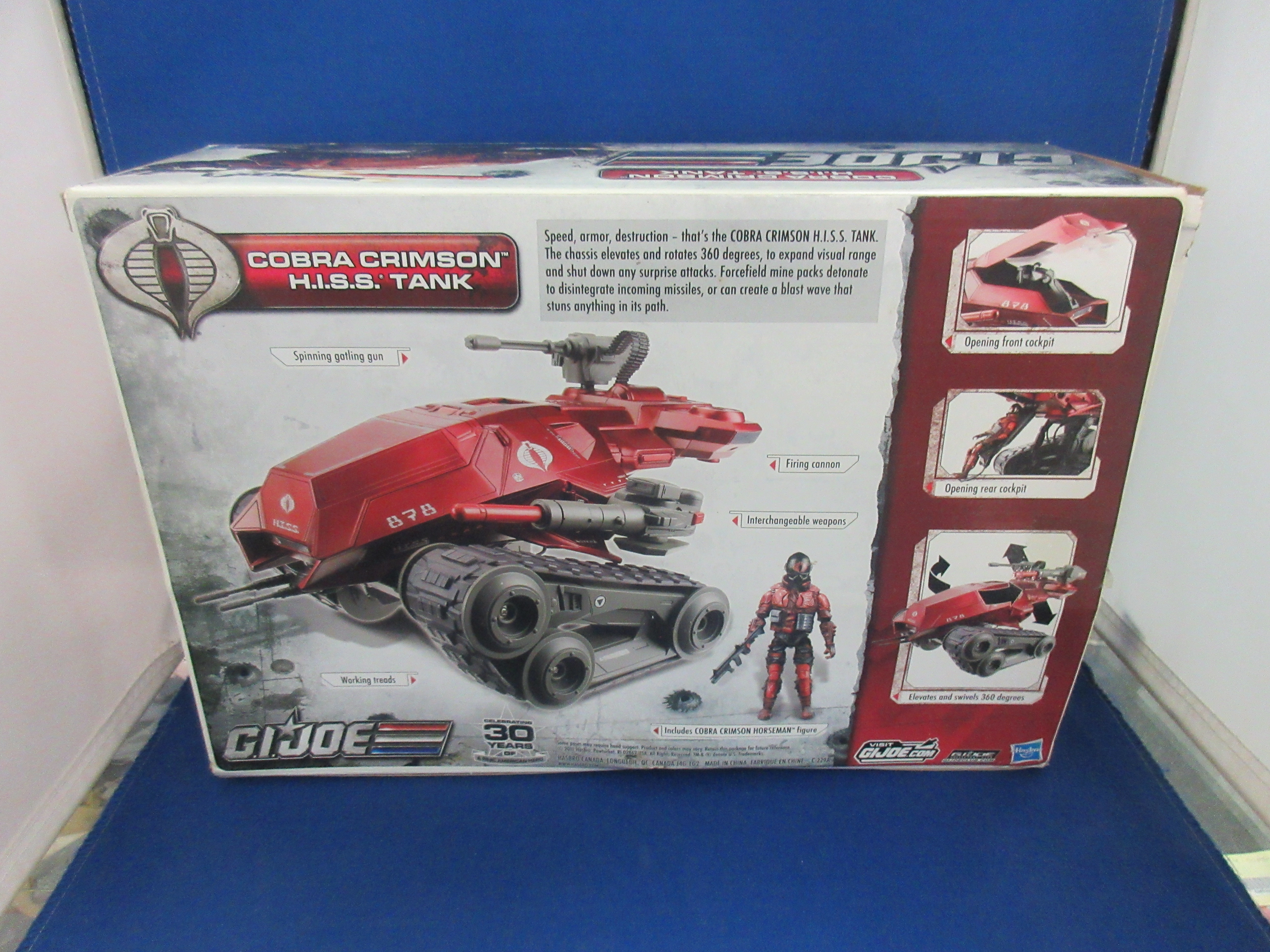 GI Joe Cobra Crimson H.I.S.S. Tank – Crowemag Toys