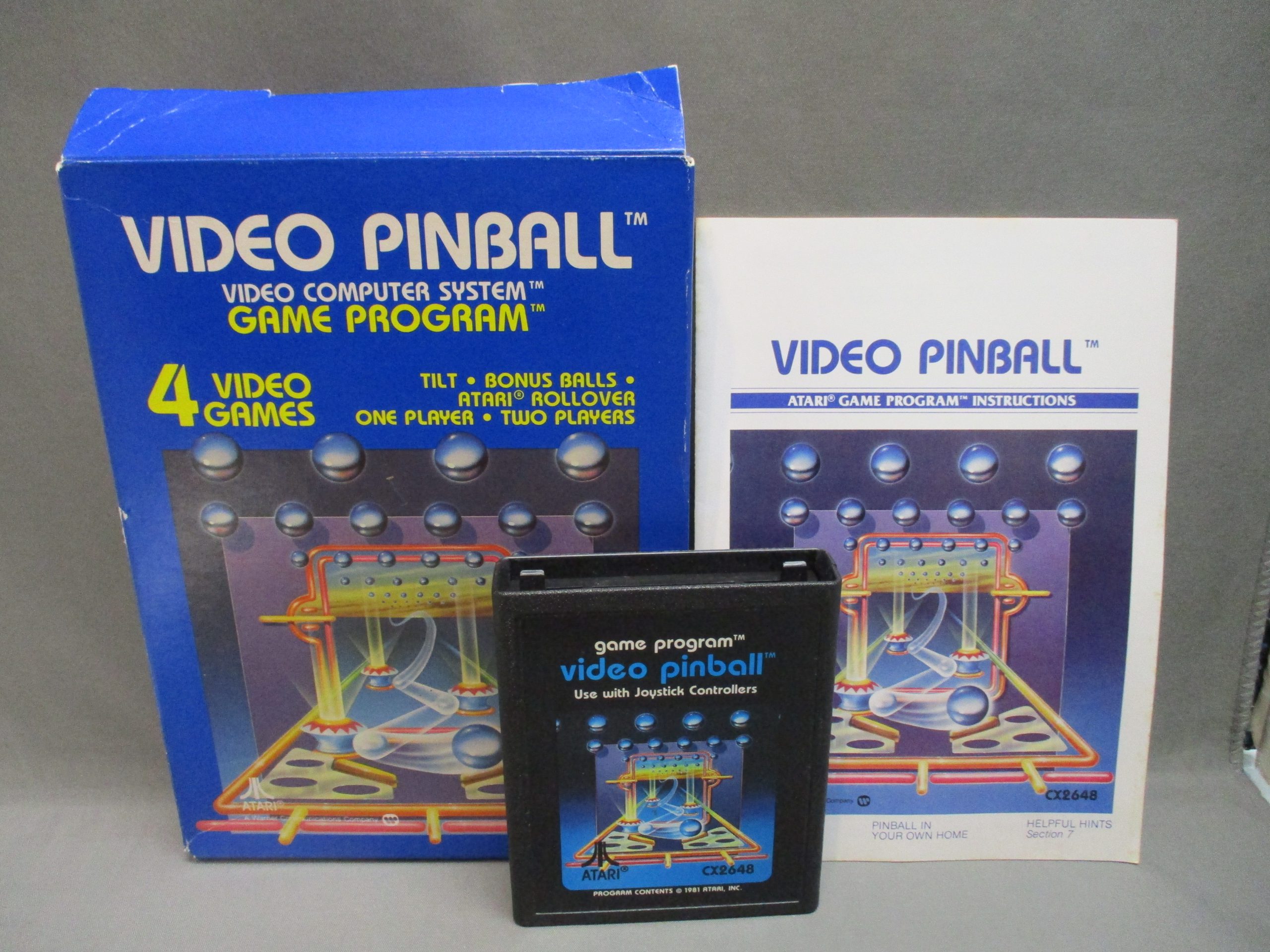 Atari 2600 Video Pinball – Crowemag Toys
