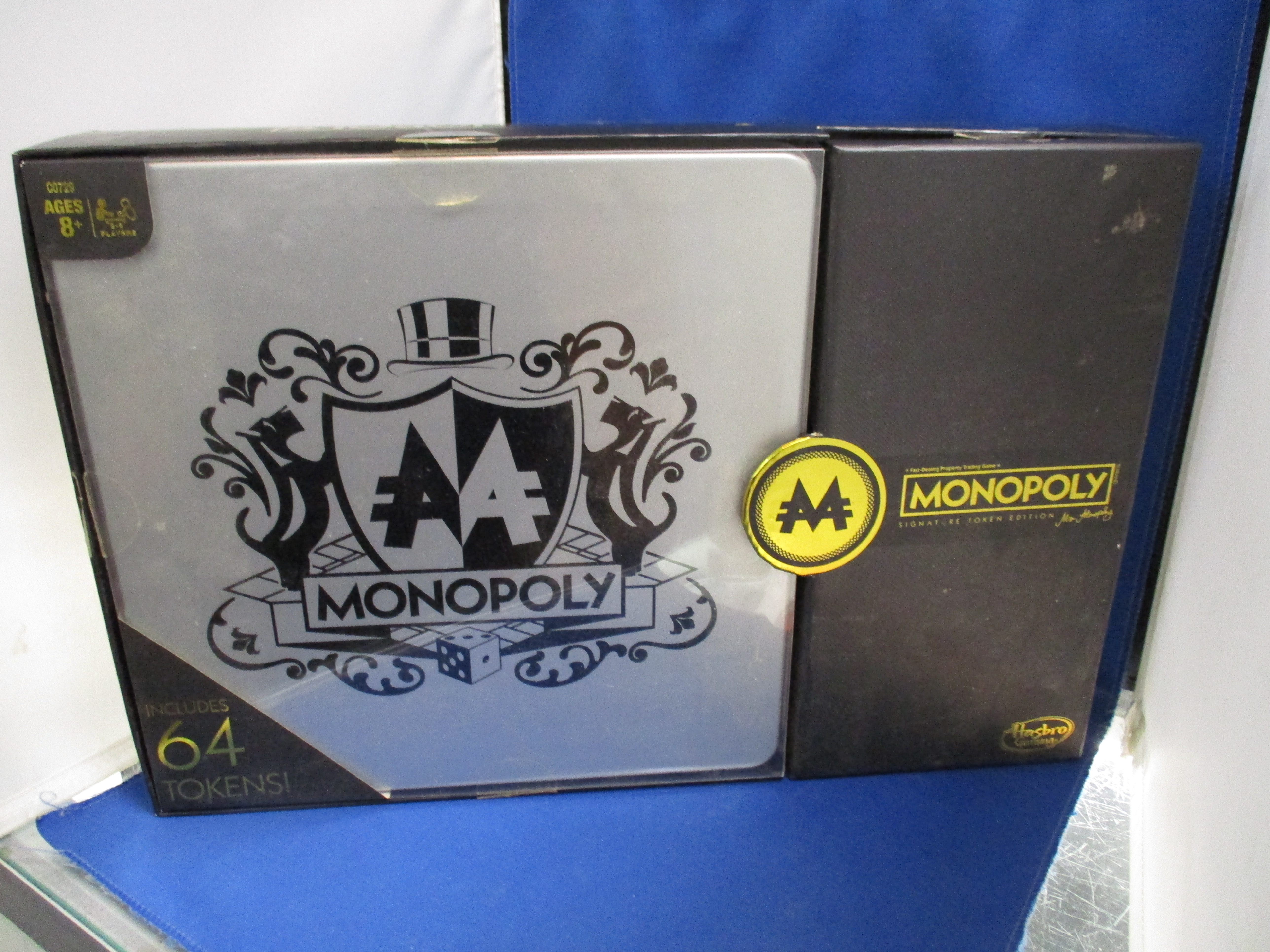 Hasbro Monopoly 64 Pieces Signature Token Edition Board Game – Crowemag ...