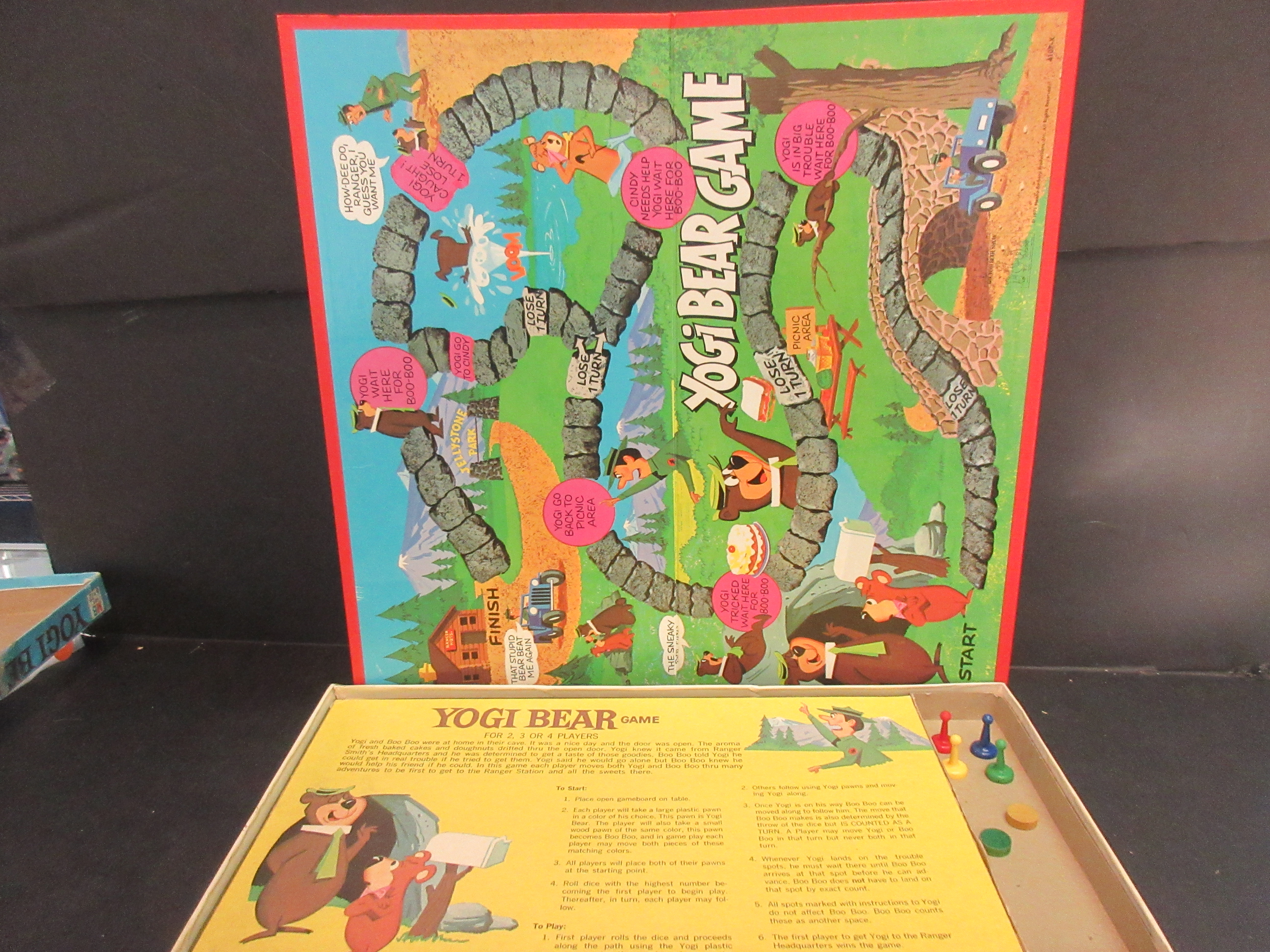 Yogi Bear Board Game – Crowemag Toys