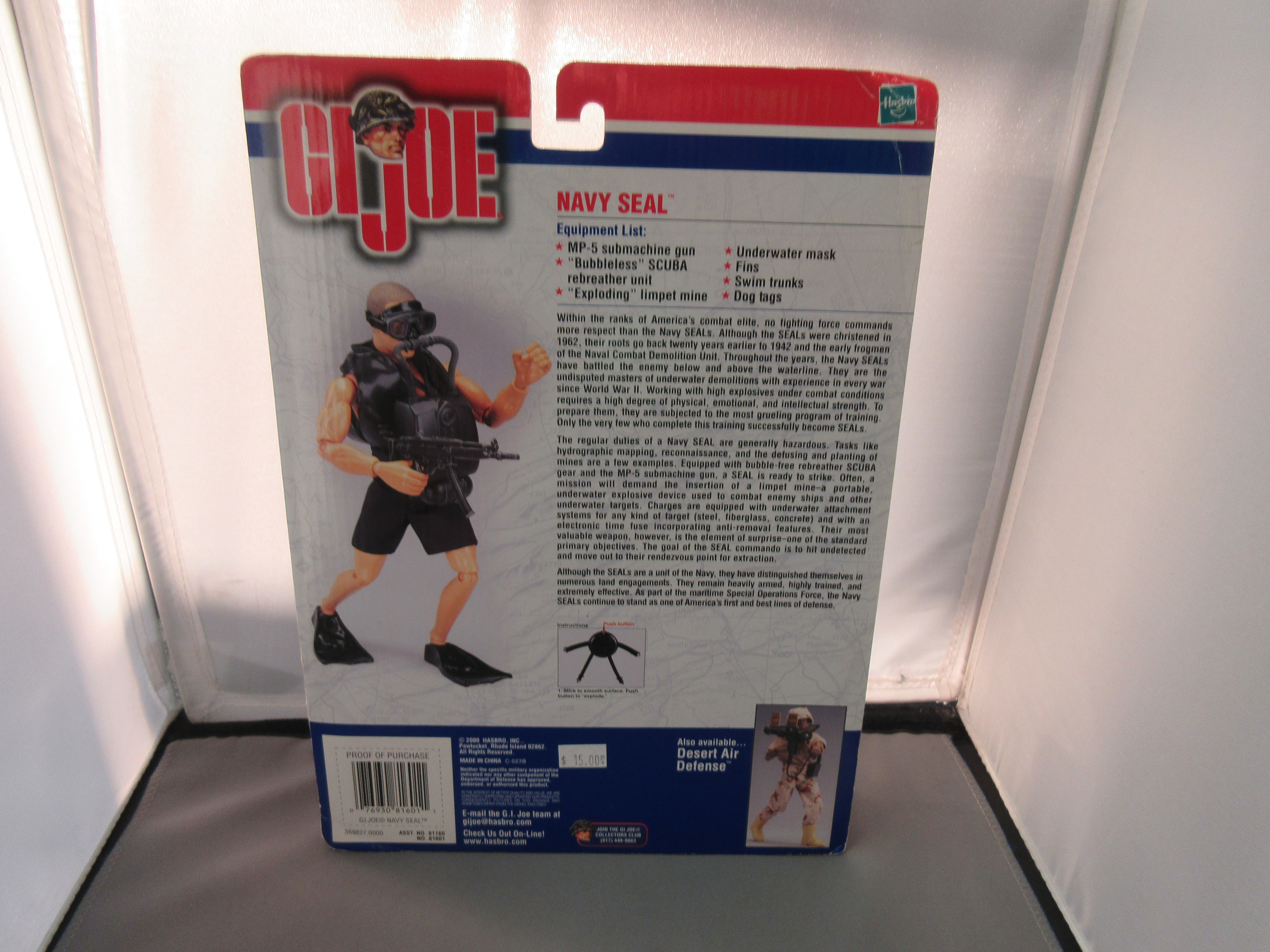 GI Joe 12 Inch Navy Seal W/ Exploding Mine – Crowemag Toys