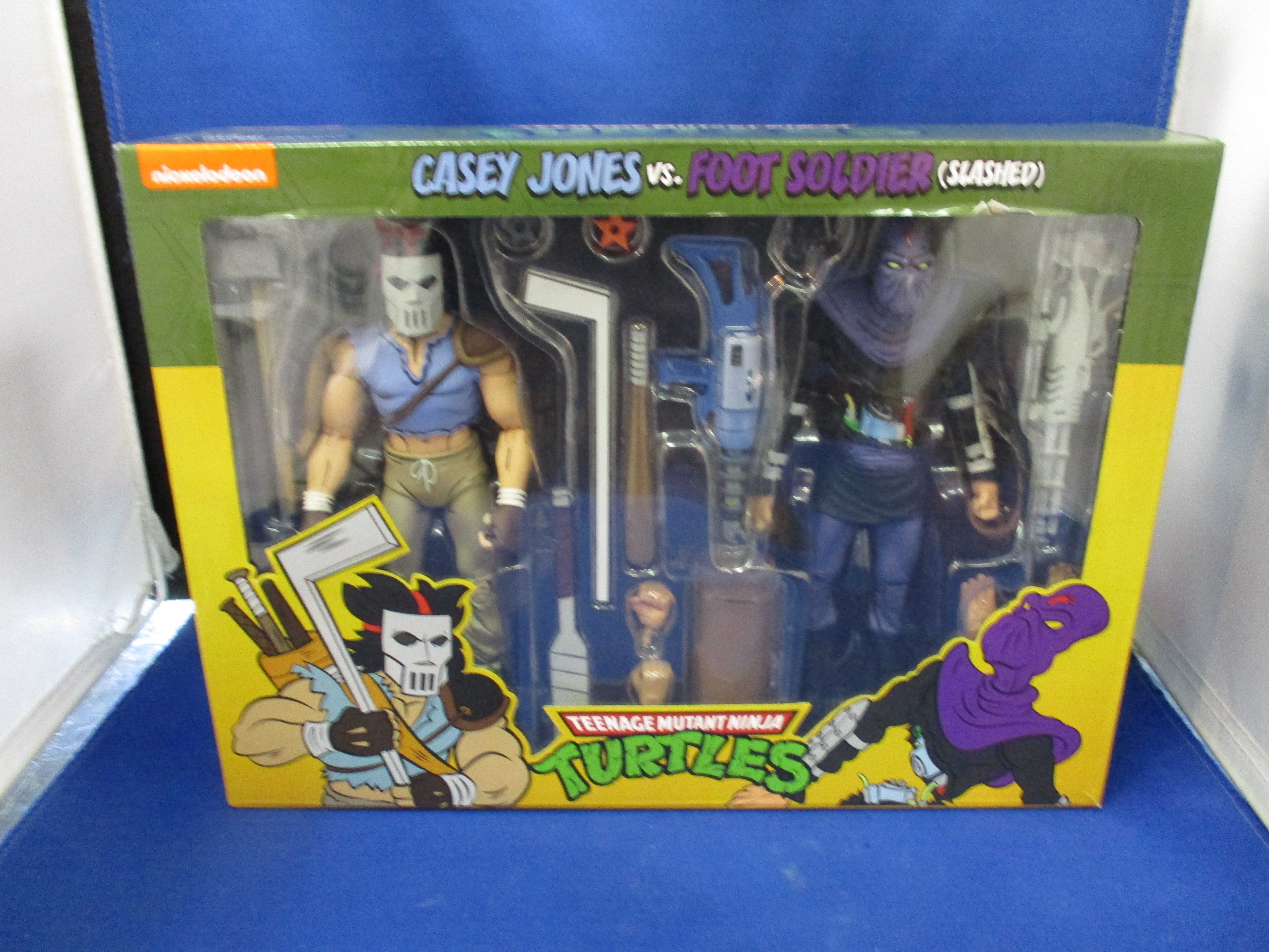 NECA TMNT Casey Jones vs. Foot Soldier (Slashed) 2 Pack – Crowemag Toys