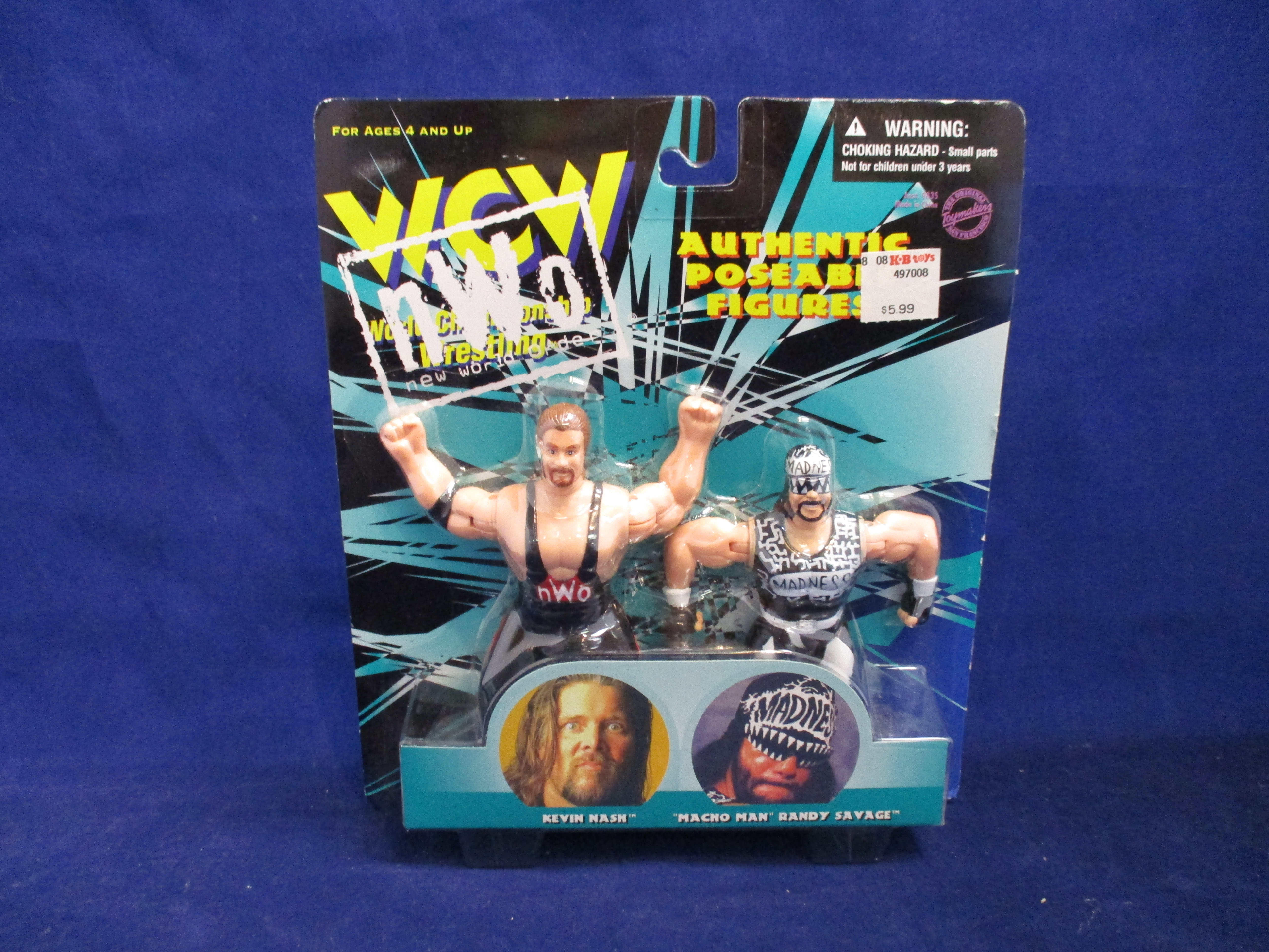 WCW Authentic Poseable Figures Set of 2 – Crowemag Toys