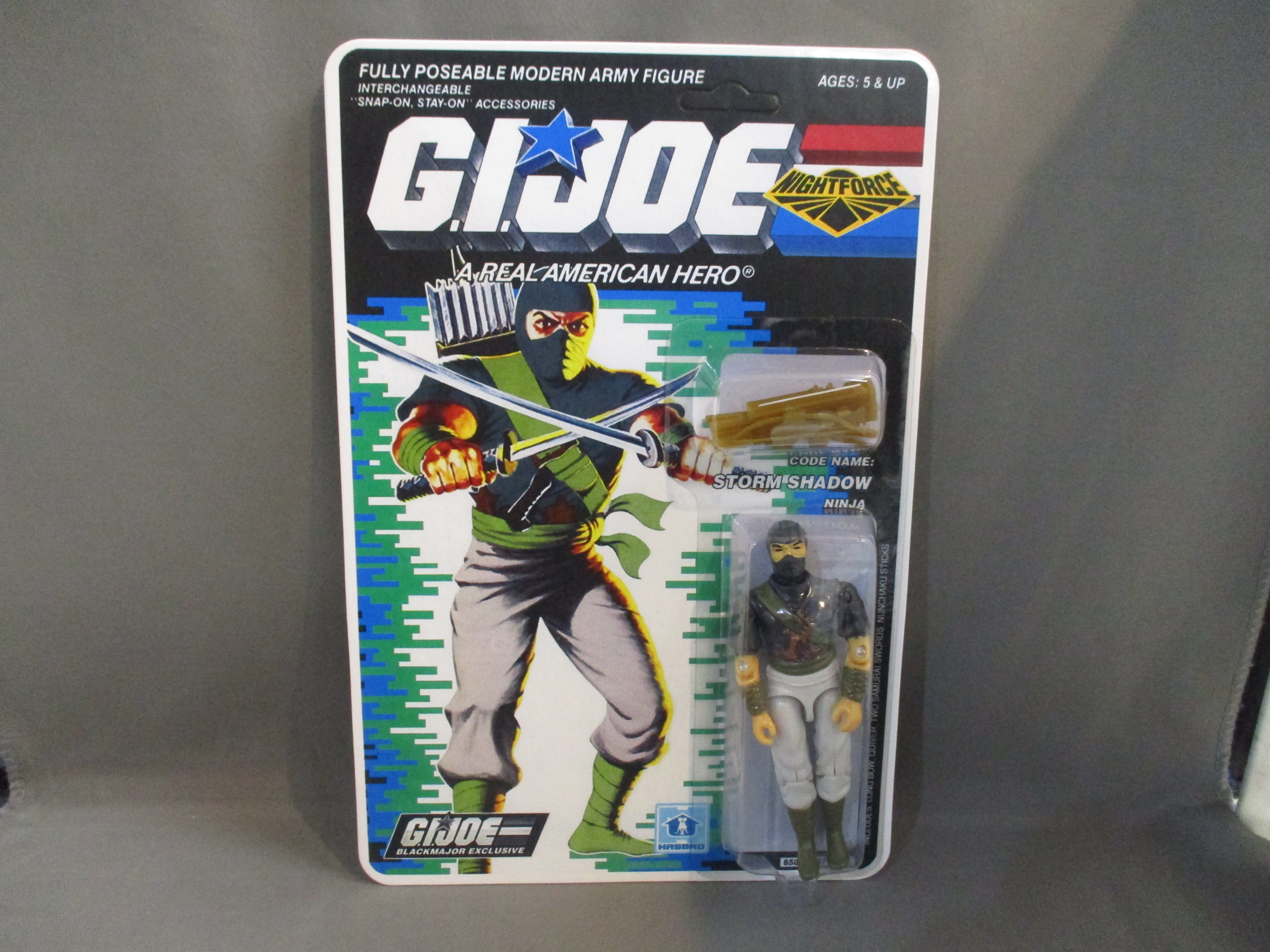 G.I. Joe Black Major Exclusive Nightforce Storm Shadow – Crowemag Toys