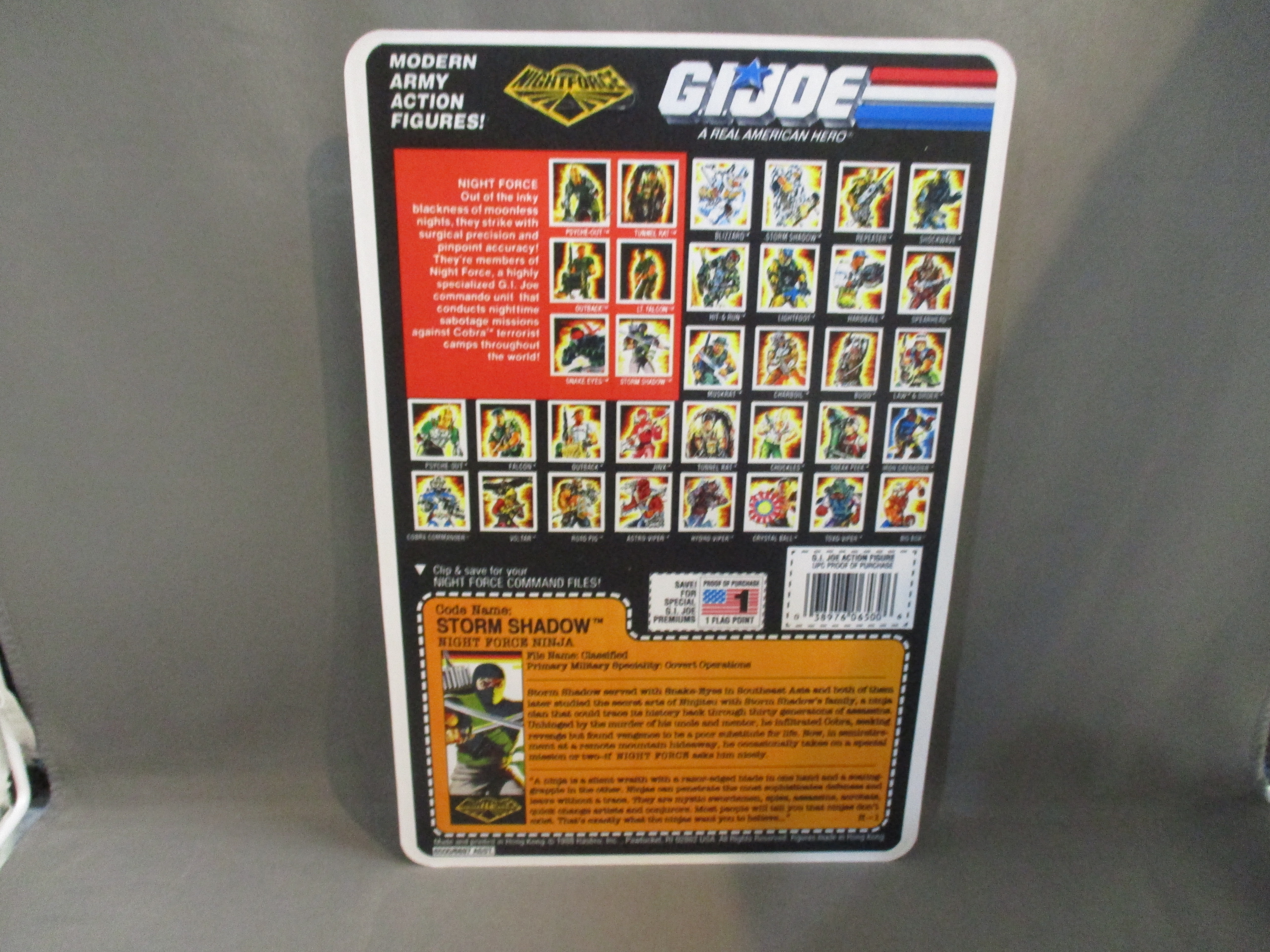 G.I. Joe Black Major Exclusive Nightforce Storm Shadow – Crowemag Toys