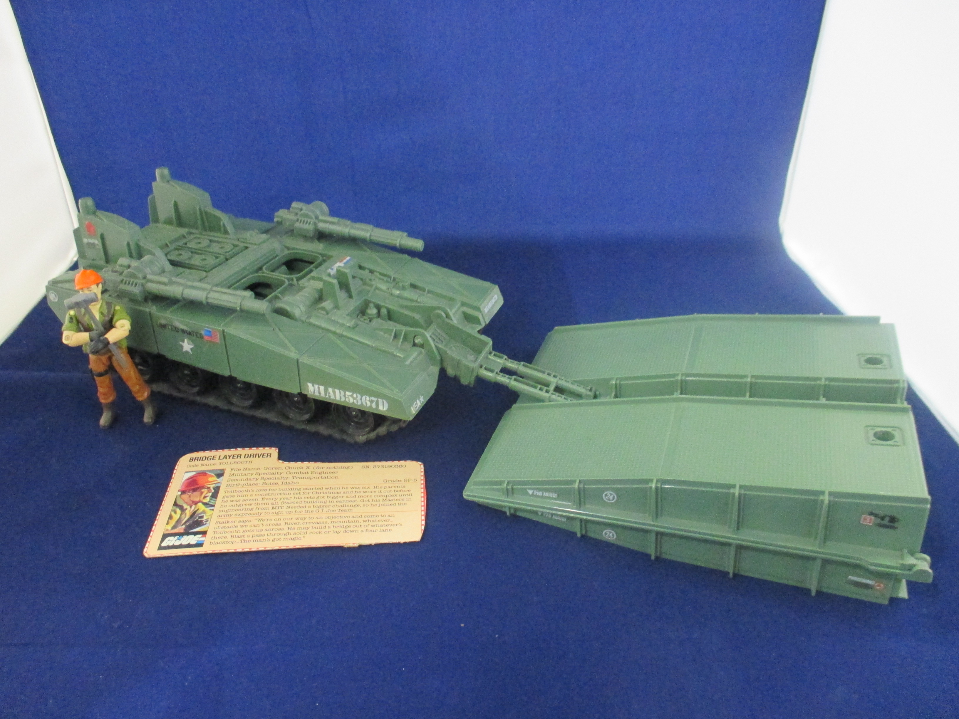 G.I. Joe Bridge Layer W/ Tollbooth – Crowemag Toys