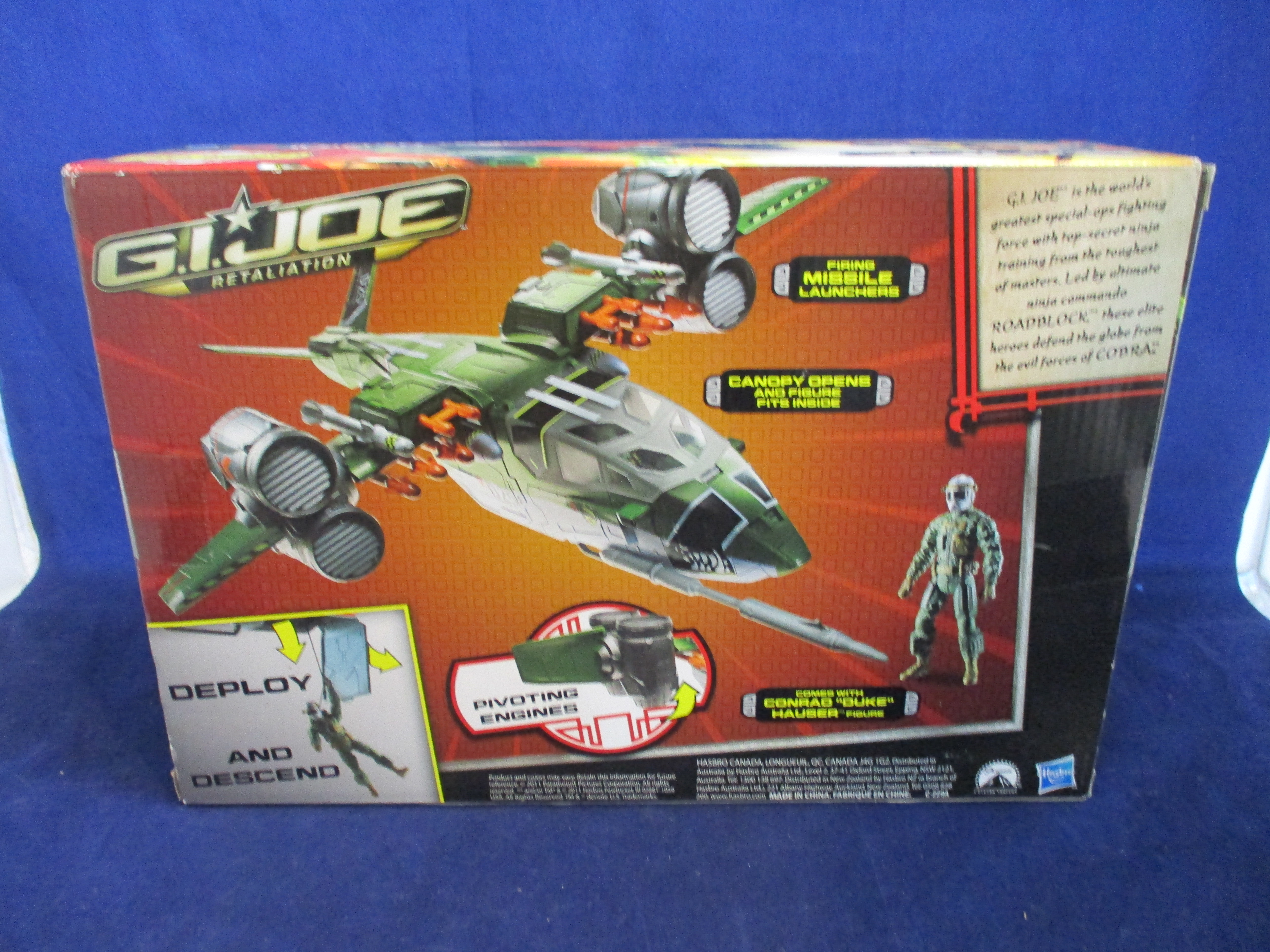 G.I. Joe Retaliation Ghost Hawk II W/ Duke – Crowemag Toys