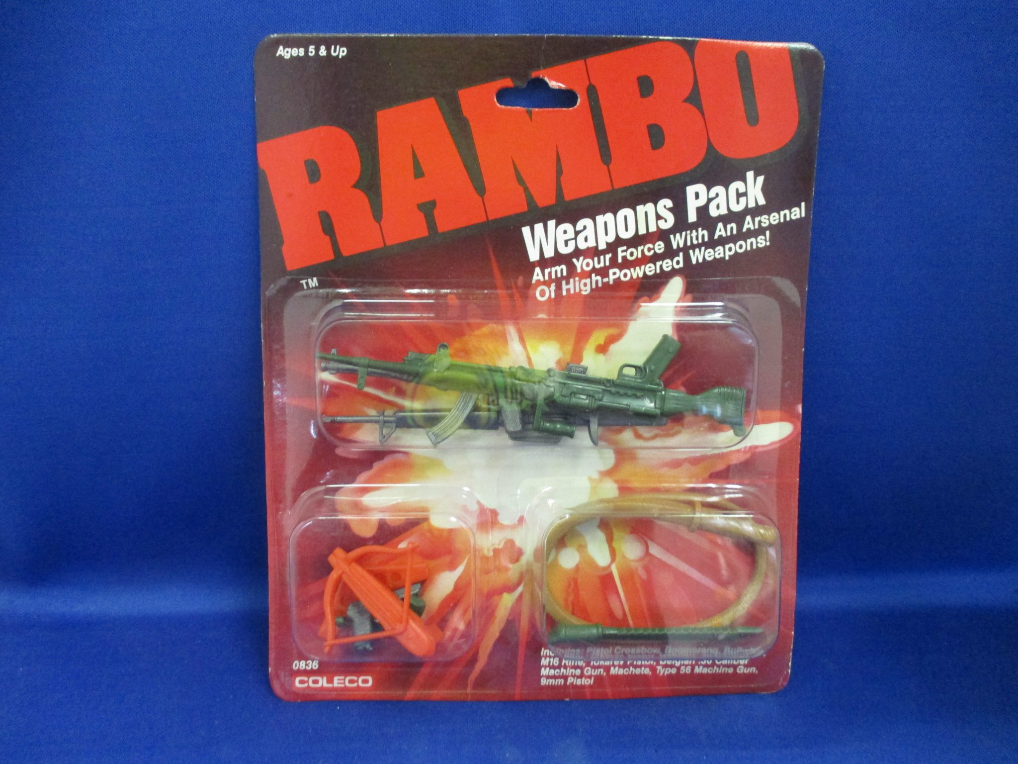 Coleco Rambo Weapons Pack – Crowemag Toys