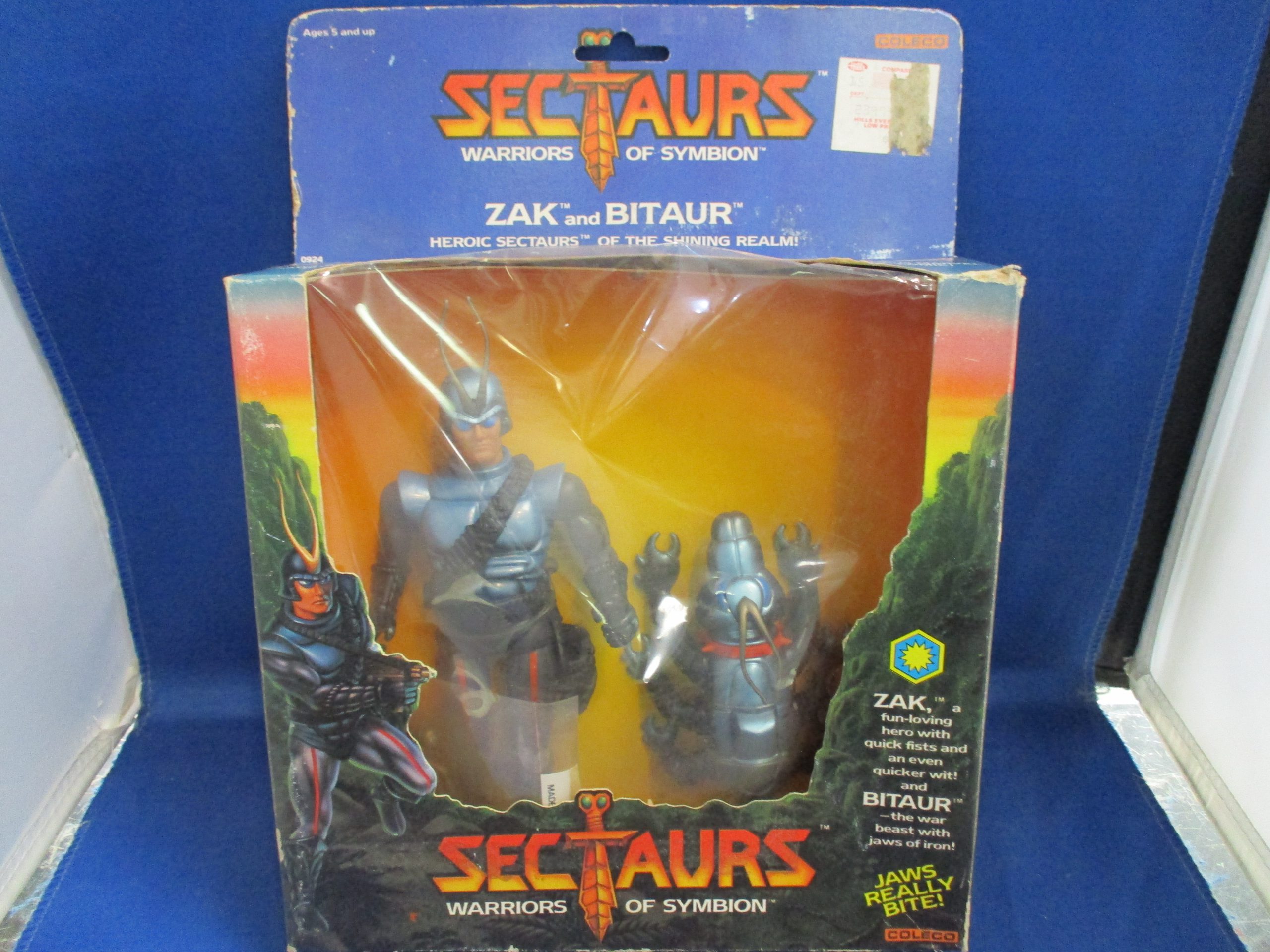 Coleco Sectaurs Zak And Bitaur – Crowemag Toys