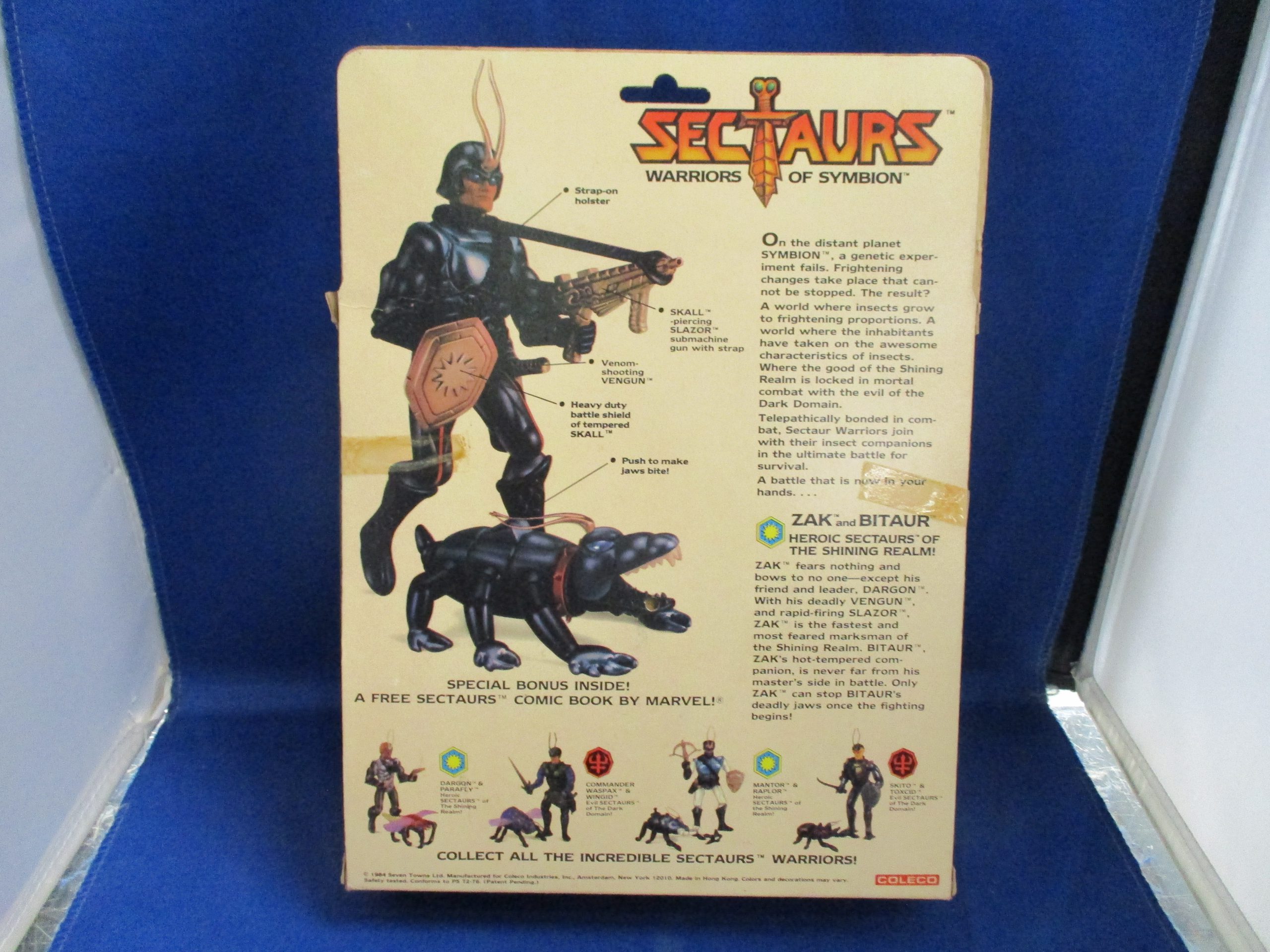 Coleco Sectaurs Zak And Bitaur – Crowemag Toys