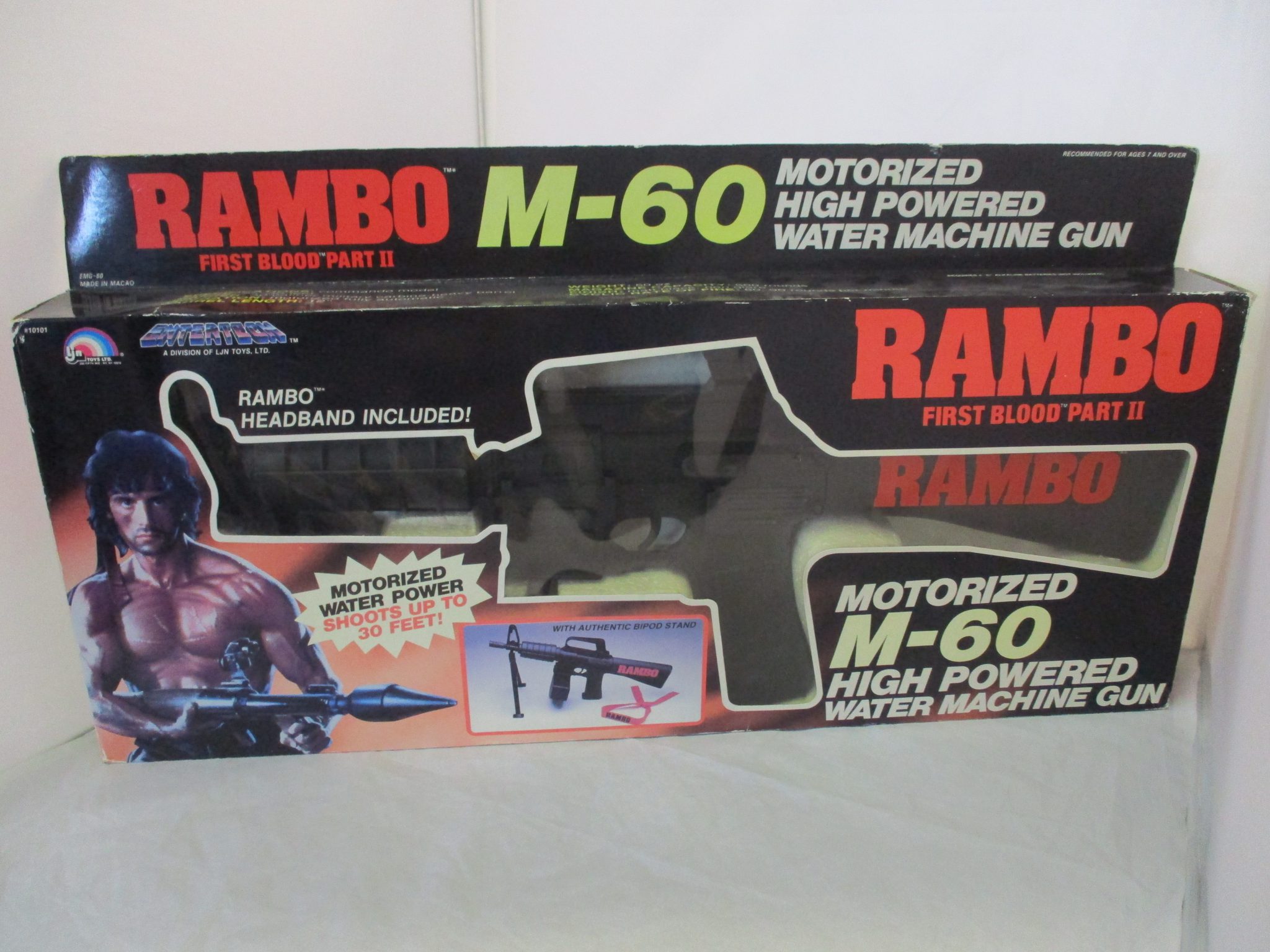 Ljn Rambo First Blood Part II Rambo M-60 – Crowemag Toys