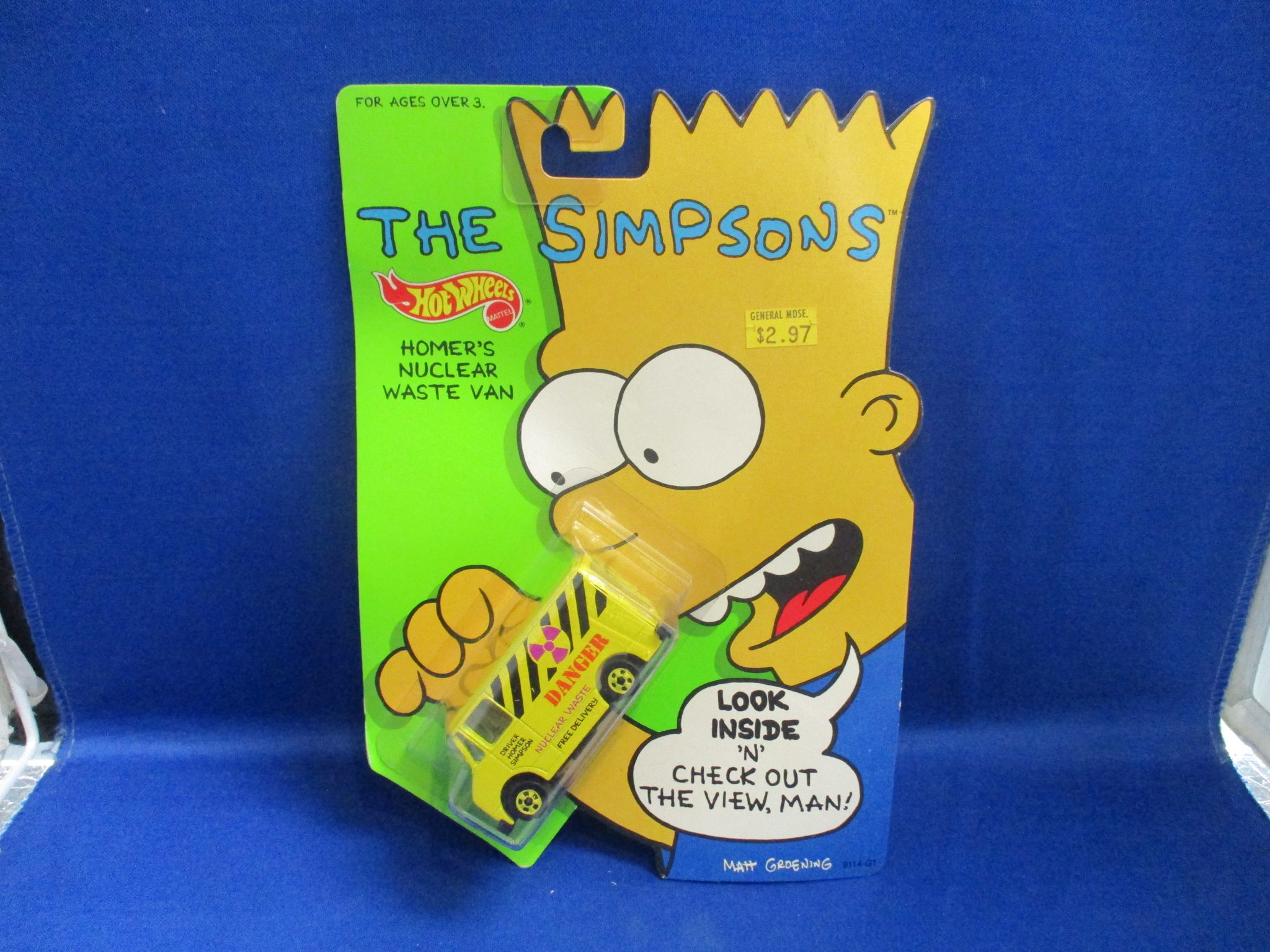 Hot Wheels The Simpsons Homer’s Nuclear Waste Van – Crowemag Toys