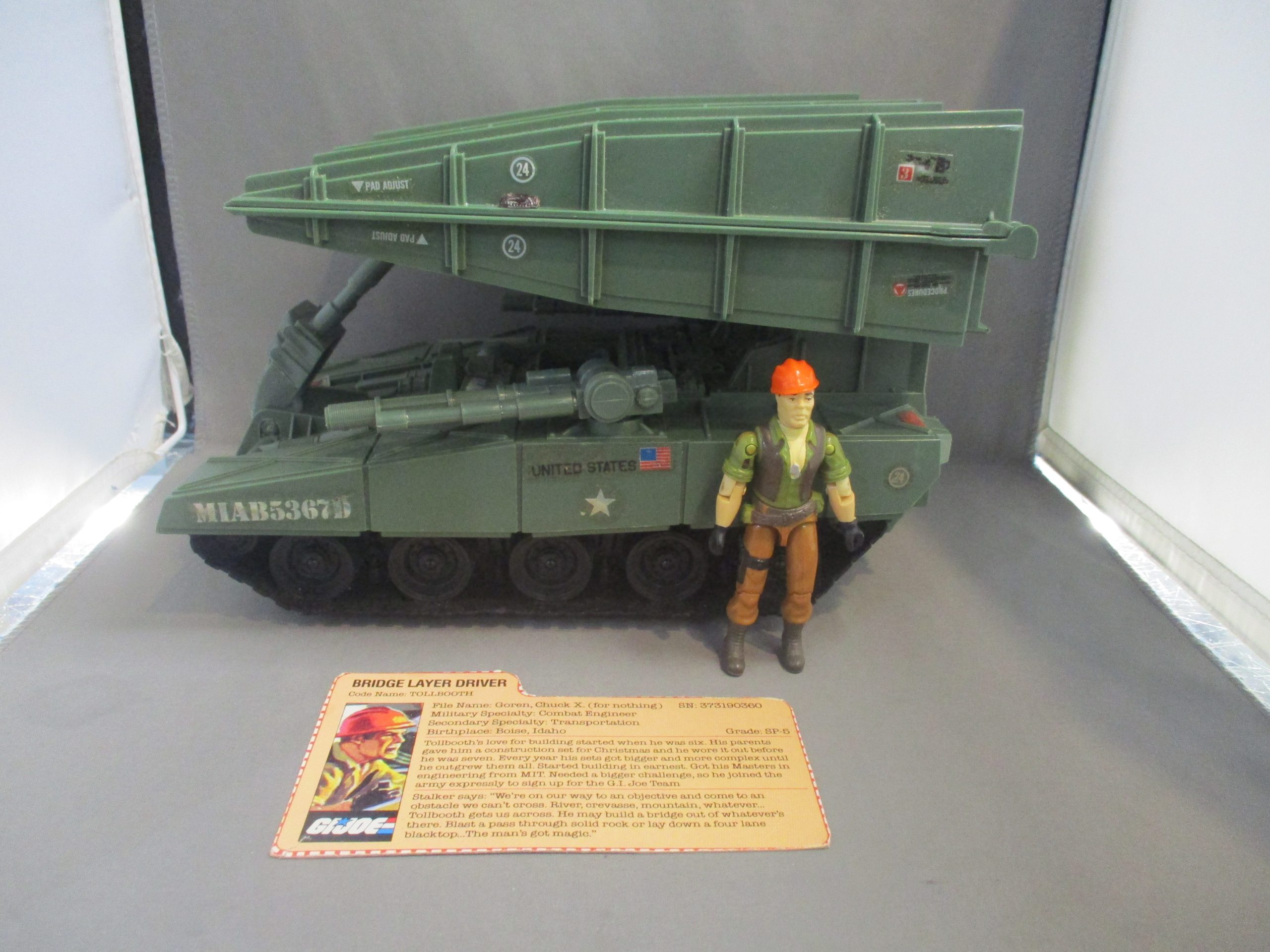 G.I. Joe Bridge Layer W/ Tollbooth – Crowemag Toys