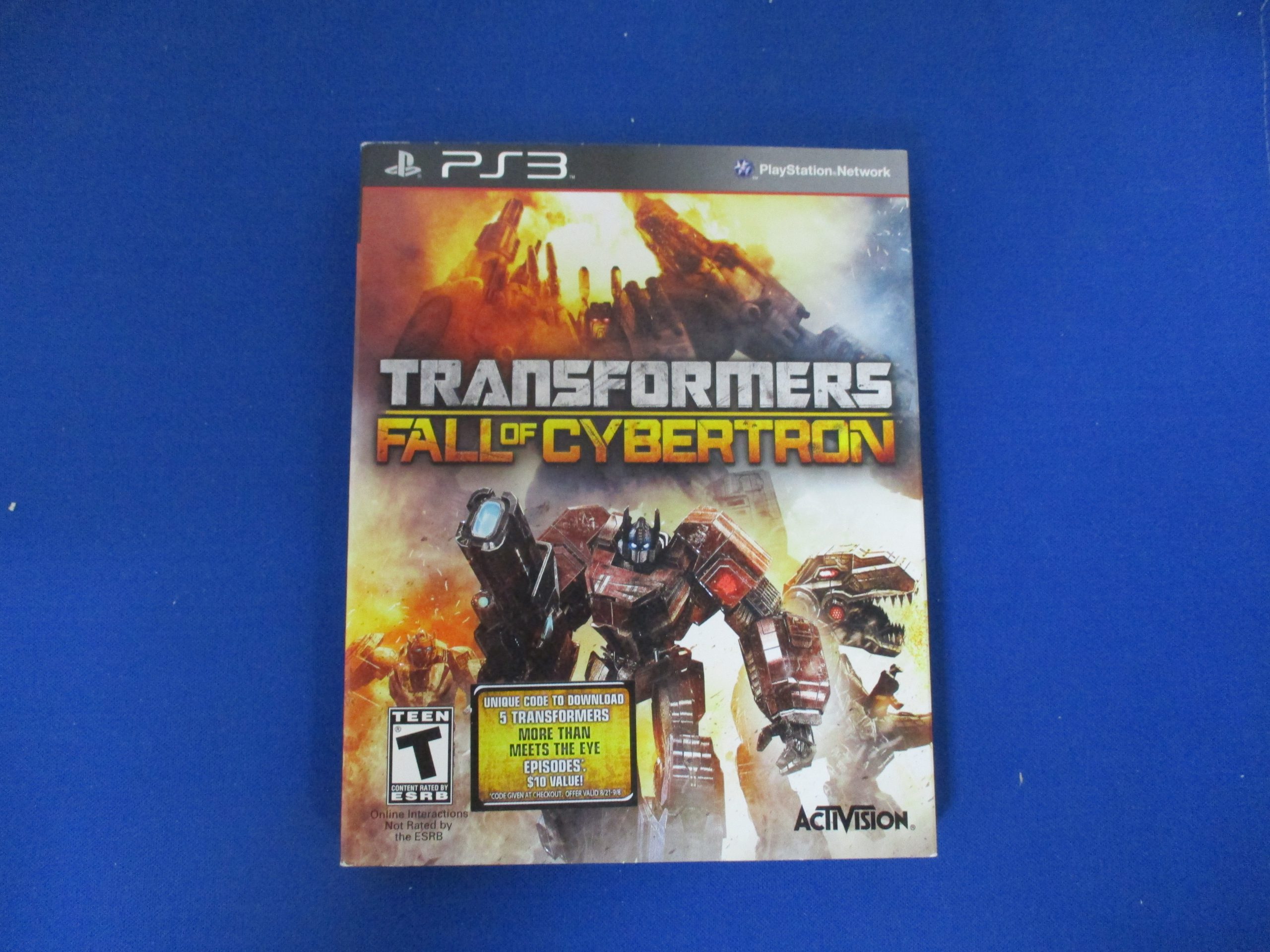 Sony Playstation 3 Transformers Fall of Cybertron – Crowemag Toys