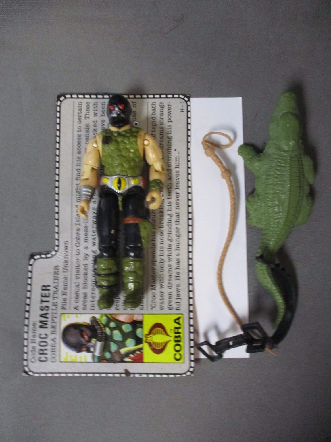 G.I. Joe V1 Croc Master – Crowemag Toys