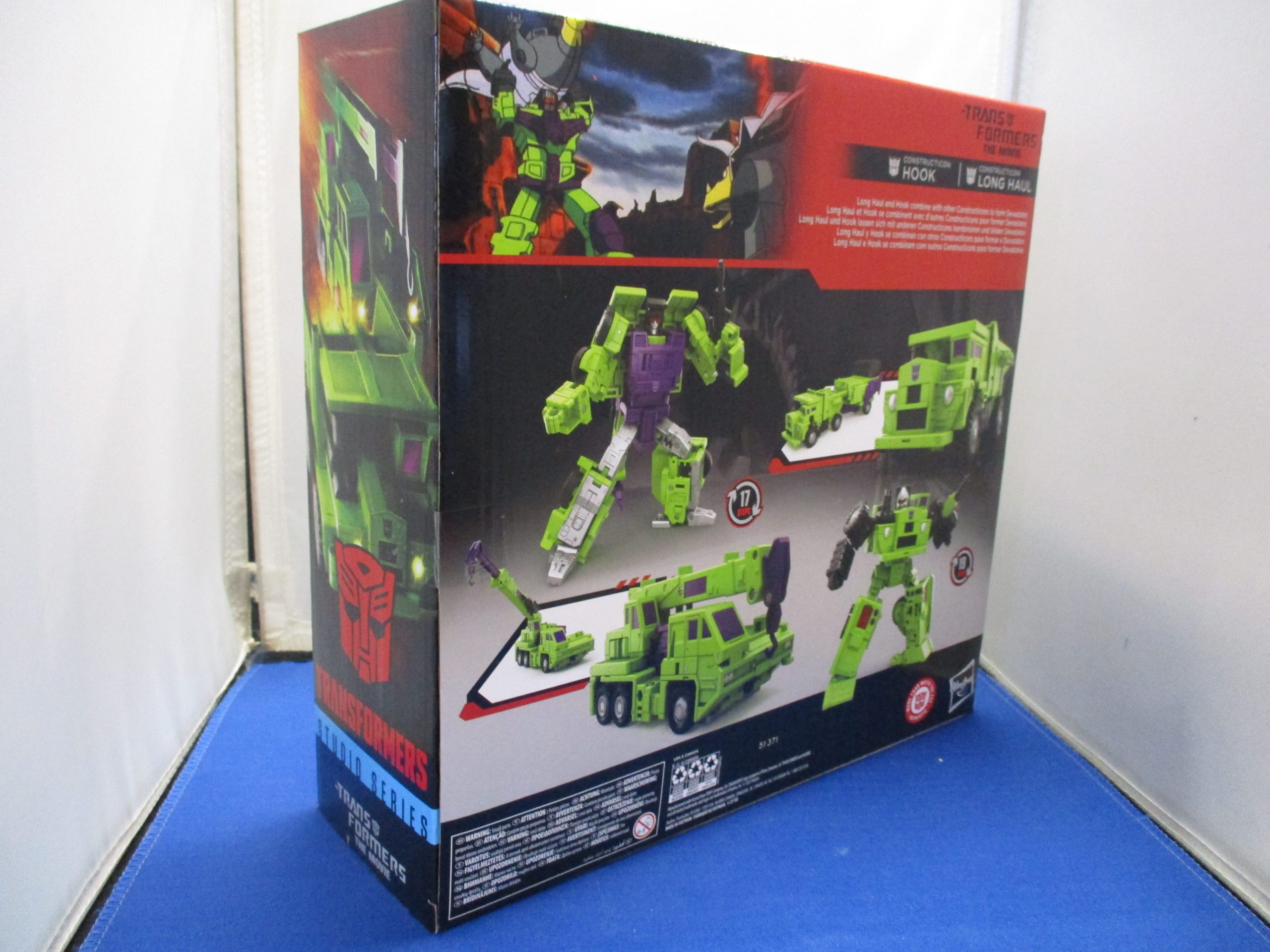 Transformers Studio Series The Movie Constructicons Hook and Long Haul ...