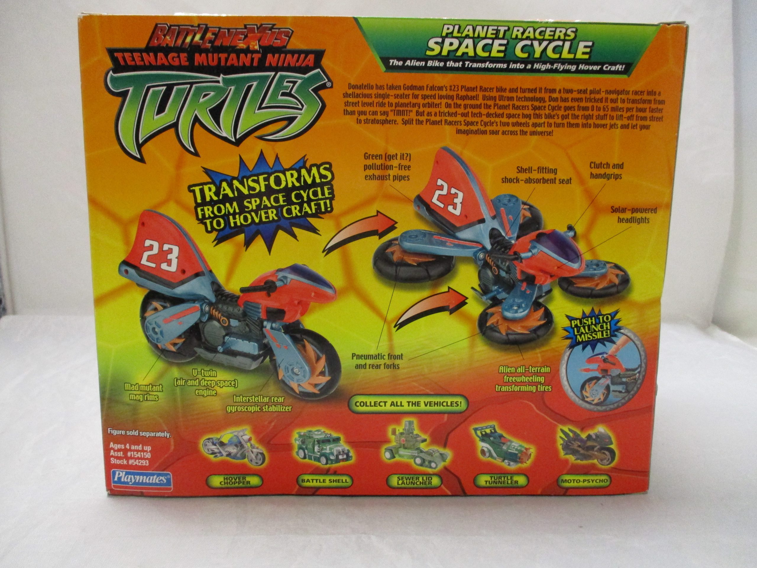 TMNT 2005 Planet Racers Space Cycle – Crowemag Toys