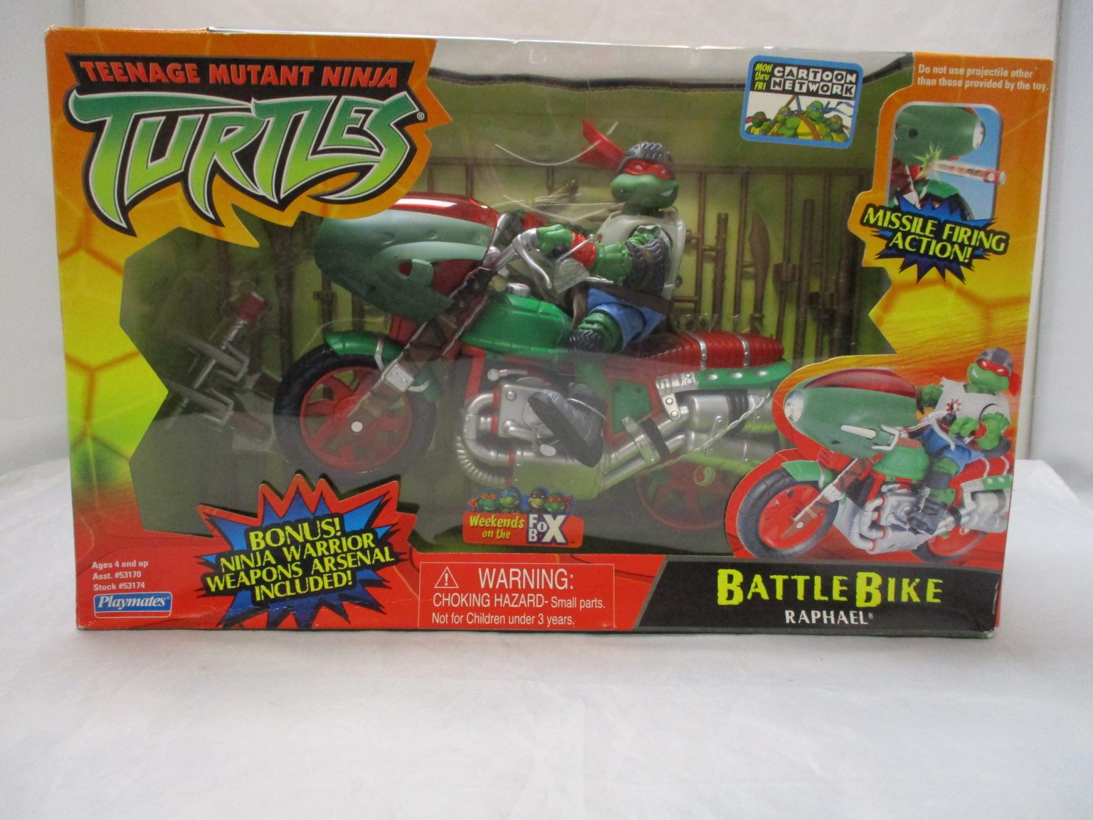 TMNT 2004 Battle Bike Raphael – Crowemag Toys