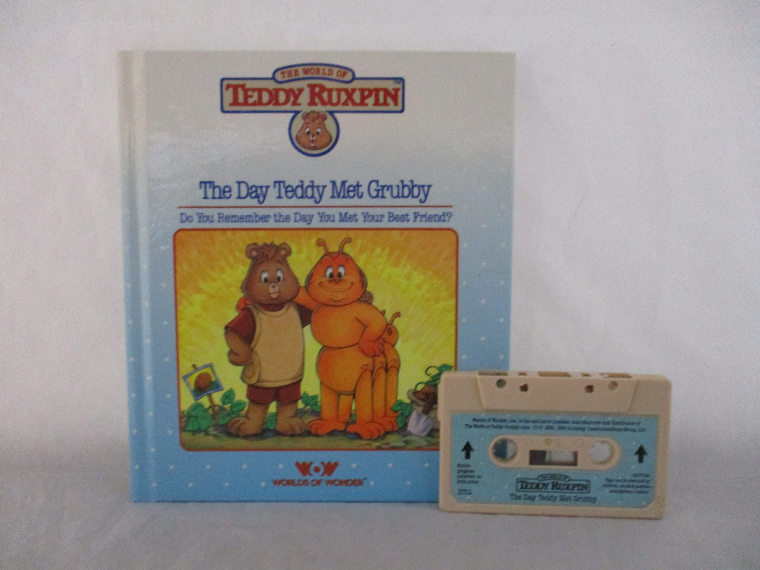 Teddy Ruxpin Book-n-Tape The Day Teddy Met Grubby – Crowemag Toys